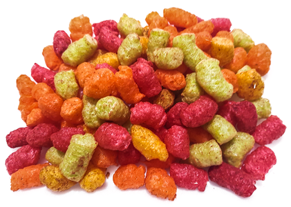 CHETO ELABORADO CON SEMOLA DE MAIZ, SABOR JALAPEÑO,FUEGO,SAL LIMÒN, QUESO